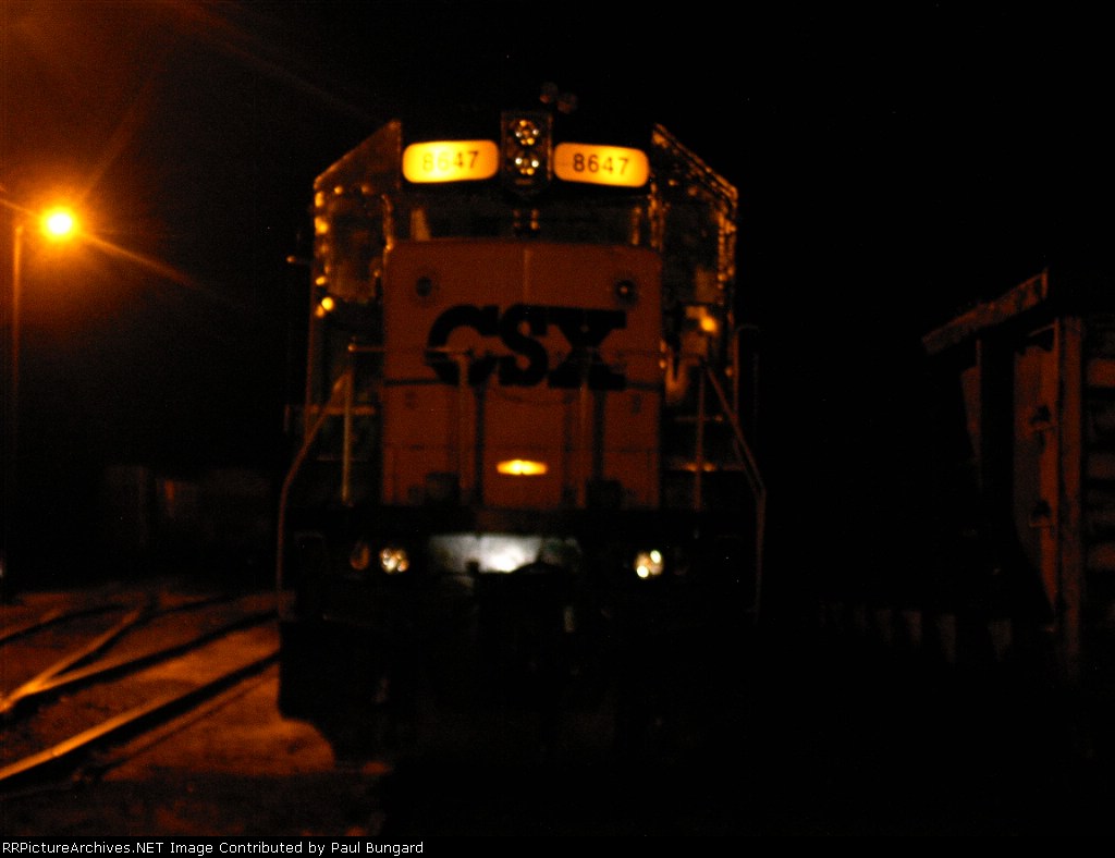 CSXT 8647 08-15-2005 Nose Shot